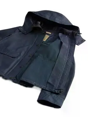 Woolrich Dundee Superwax Removable-hood Jacket