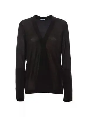 Malo V-neck Cardigan - Black