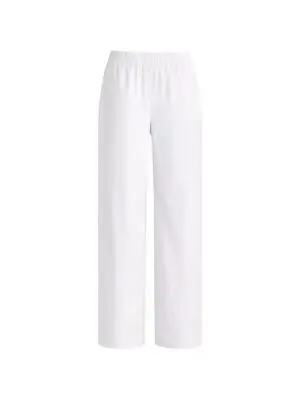 Liviana Conti Julian Elasticated-waistband Trousers - White