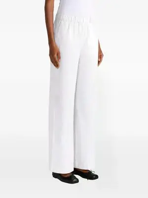 Liviana Conti Elasticated-waistband Trousers - White