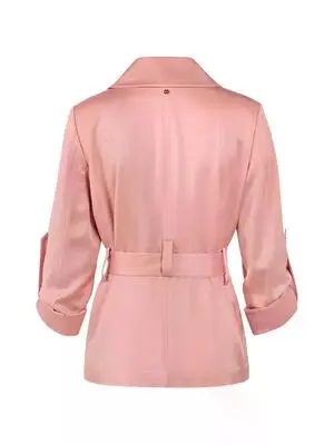 MARCCAIN Double-breasted Satin Blazer