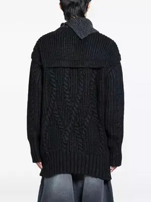 Simone Rocha Contrast High-neck Knit Jumper