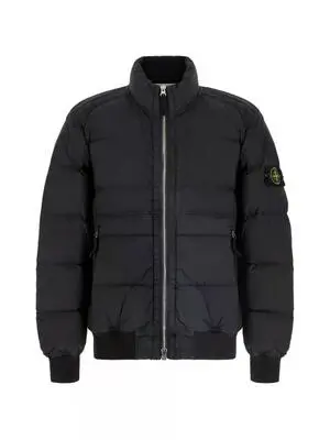 Stone Island Stretch Down Jacket - Black