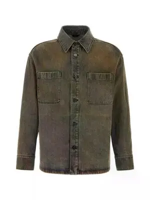 Fendi Patch-pocket Denim Jacket - Brown