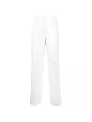 CRUNA Pleated Trousers - White
