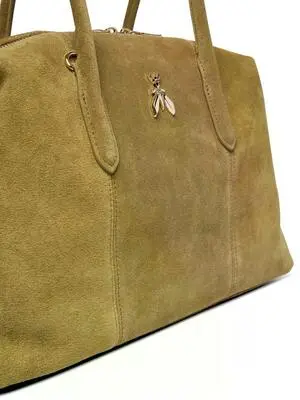 Patrizia Pepe Suede Tote Bag