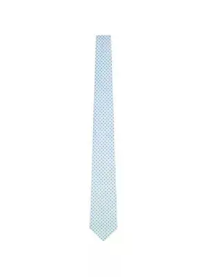 Emporio Armani Patterned Tie - Blue