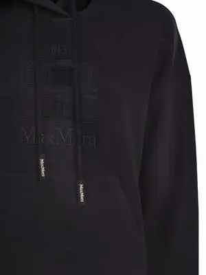 Max Mara Drawstring Graphic Hoodie