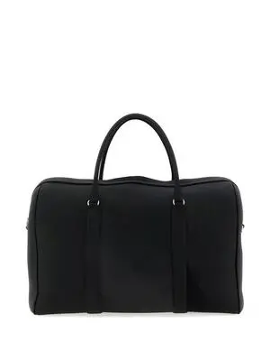 THE ROW Iowa Leather Travel Bag - Black