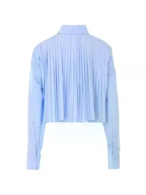 Sportmax Pleated Cotton Shirt
