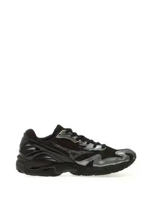 Mizuno Wave Rider Lace-up Sneakers - Black
