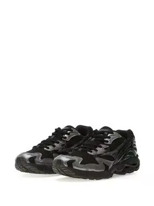 Mizuno Wave Rider Lace-up Sneakers - Black