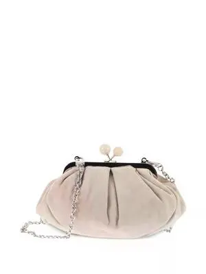 Max Mara Suede Clutch Bag - Neutrals