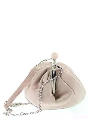 Max Mara Suede Clutch Bag - Neutrals
