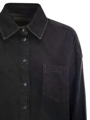 Max Mara Oversized Pocket Denim Shirt