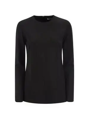 Max Mara Zip-fastening Blouse - Black