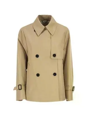 Max Mara Double-breasted Trench Jacket - Neutrals