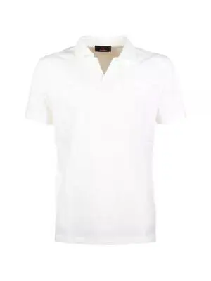 Peuterey V-neck Polo Shirt - White