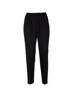 VIA MASINI 80 Elasticated Trousers - Black