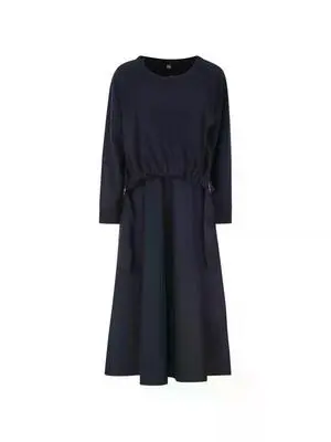 Max Mara Wkddestino Drawstring Waist Two-piece Midi Dress - Blue