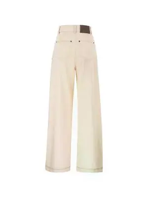 Max Mara Wide-leg Five-pocket Trousers