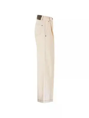 Max Mara Wide-leg Five-pocket Trousers