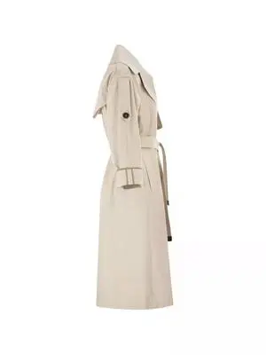 Max Mara Belted Trench Coat - Neutrals