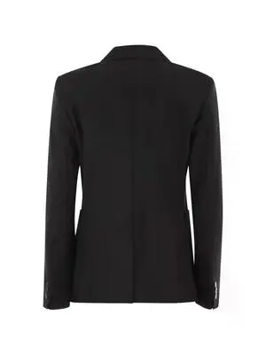 Max Mara Double-breasted Notched Wool Blazer