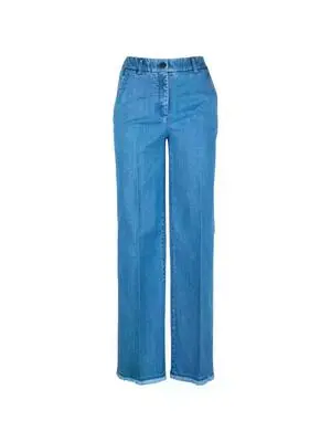 VIA MASINI 80 Frayed Jeans - Blue