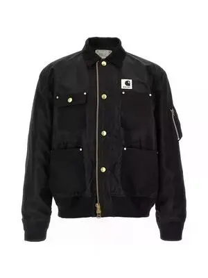 Sacai X Carhartt Wip Duck Jacket - Black