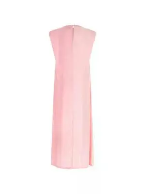 NUDE Round-neck Sleeveless Maxi Dress