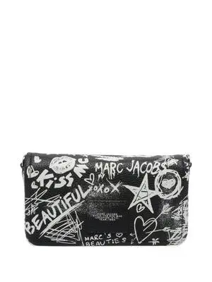 Marc Jacobs Mini Punk Scribble Leather Crossbody Bag