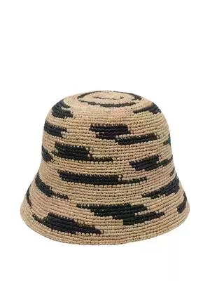 IBELIV Raffia Bucket Hat - Neutrals