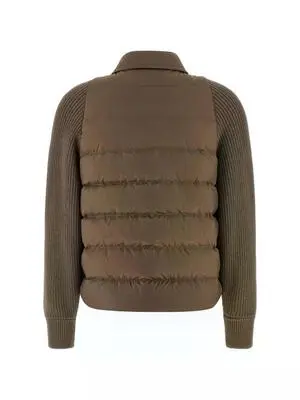 Brunello Cucinelli Ribbed-sleeve Quilted Jacket
