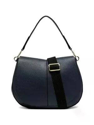 GIANNI CHIARINI Helenea Round Buckle Strap Shoulder Bag - Blue
