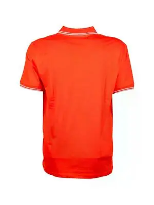 Peuterey Contrast Trim Polo Shirt - Red
