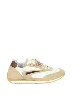 D.a.t.e. Suede Panelled Sneakers - Neutrals