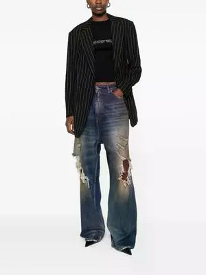 Vetements Distressed Ripped Jeans