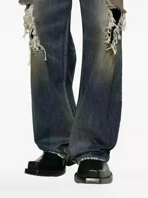 Vetements Distressed Ripped Jeans