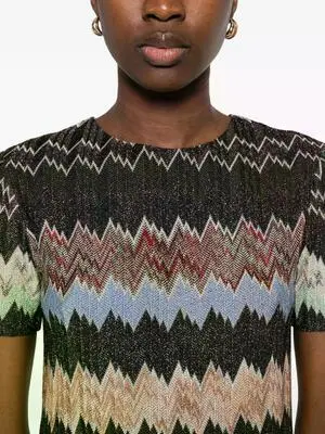 Missoni Zigzag Knit Mini Dress - Black