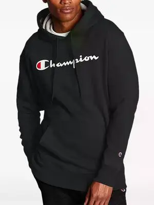 Champion Logo Hoodie - Black
