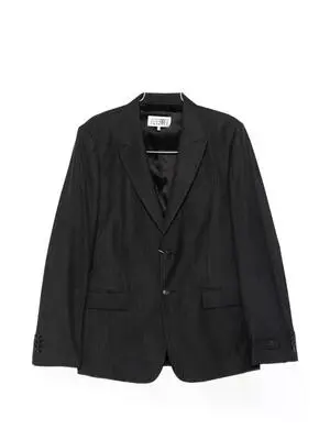 MAISON MARGIELA Single-breasted Blazer - Grey