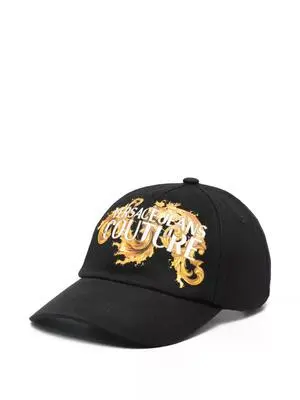 Versace Logo-print Baseball Cap - Black