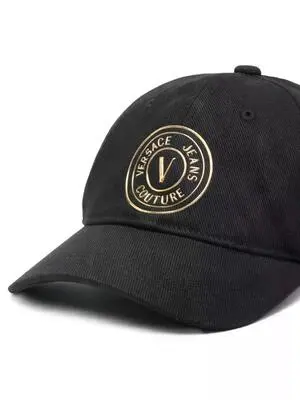Versace Rubberized-logo Baseball Cap