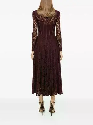 NISSA Lace Midi Dress