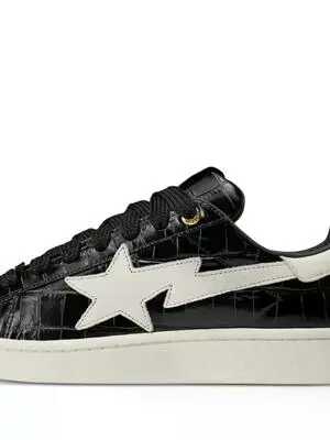 Adidas X Bape Campus 00s Croc-effect Sneakers - Black