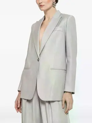 NISSA Single-breasted Blazer - Grey