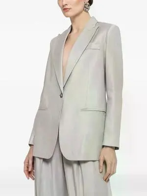 NISSA Single-breasted Blazer - Grey