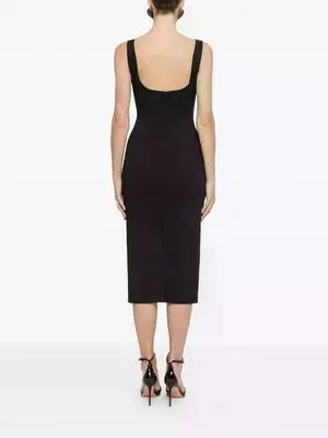 NISSA Lace Sequin Midi Dress