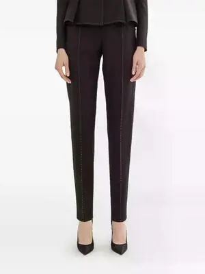 NISSA High-rise Trousers - Black